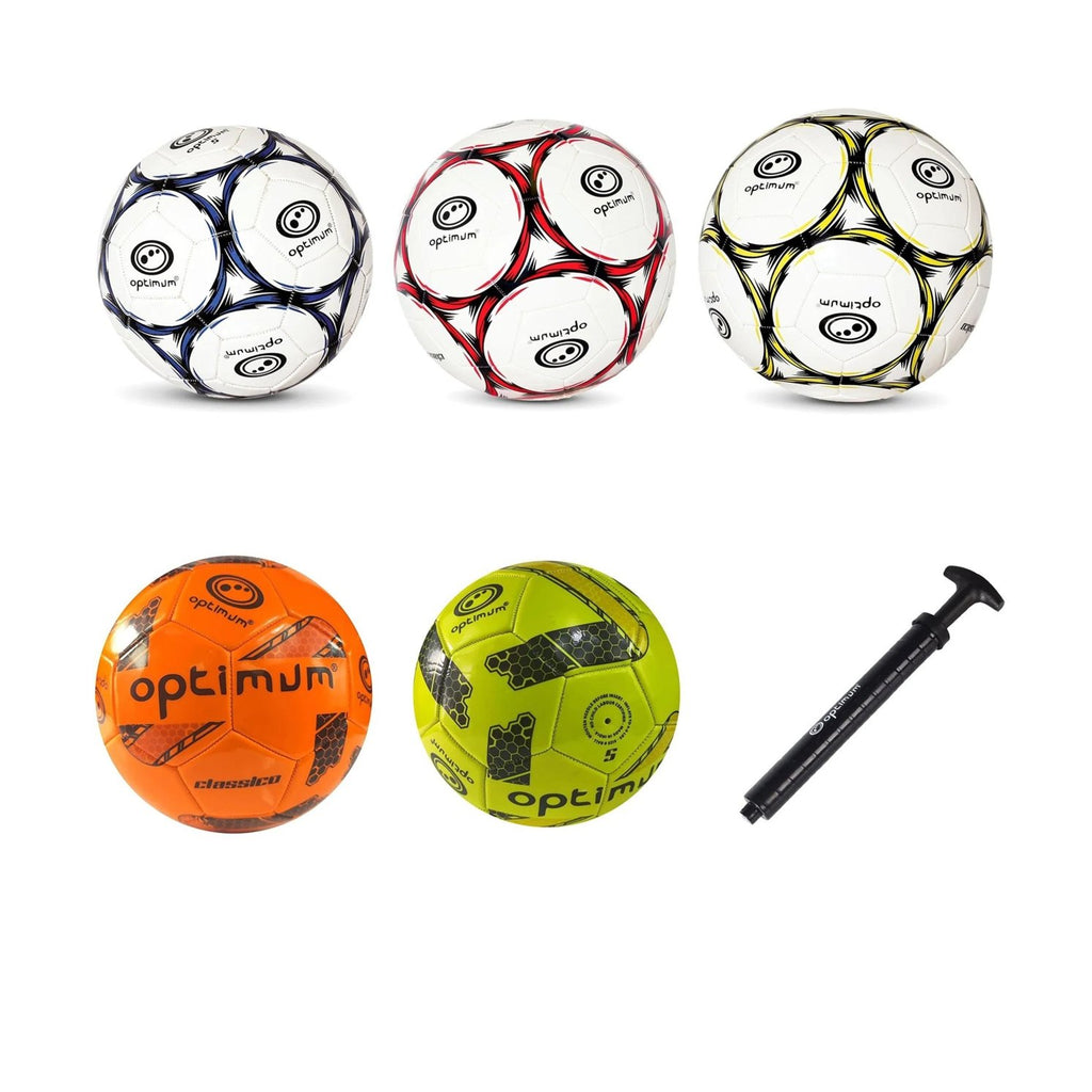 Optimum Classico Match & Training Football | Sizes 3, 4, 5 | With Pump
